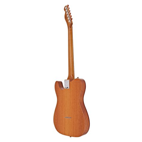 Disc Fender Custom Shop Artisan Thinline Tele Flame Maple Mahogany