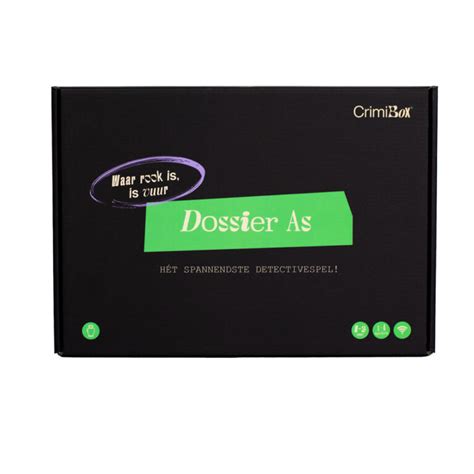Dossier As Crimibox Detective Moordspel Voor Thuis