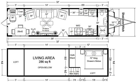 Tiny House On Wheels Building Plans Image To U