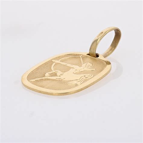 Proantic Médaille Or Jaune Signe Sagittaire