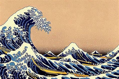 Coloriage La Grande Vague De Kanagawa Coloriage La Grande Vague De