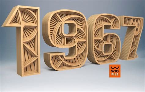 D Numbers Archivos De Corte L Ser Para Todos Los N Meros Etsy Espa A