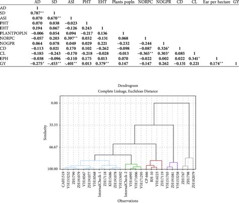phenotypic correlation among yield and yield attributing traits download scientific diagram