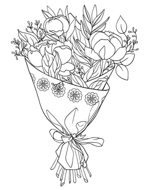 Inaccessible Récemment Leur coloriage bouquet de fleurs a imprimer
