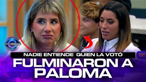 Fulminante A Paloma Su Bronca Al No Entender Quien La Fulmin Es Un