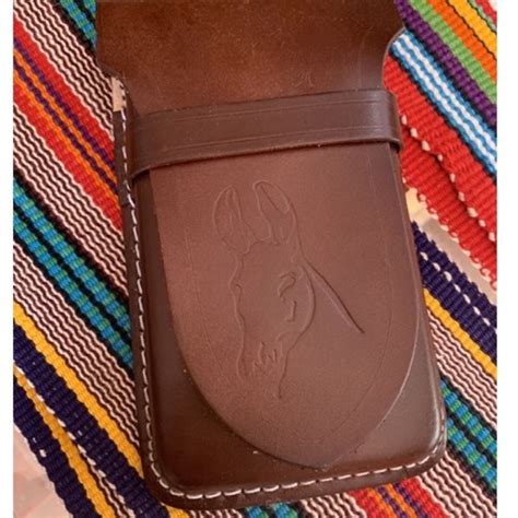 Bainha De Celular Couro Mula Cavalo Cruz Boi Nossa Senhora Manga Larga
