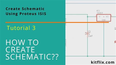How To Create Circuit Diagram With Proteus Isis Creating Schematic With