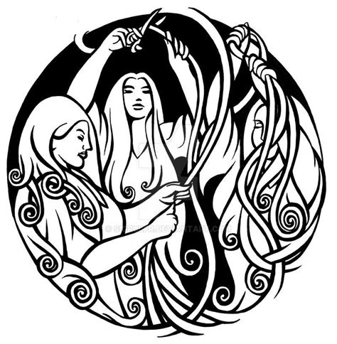 Fate Tattoo Norse Tattoo Viking Tattoos Goddess Tattoo Goddess Art