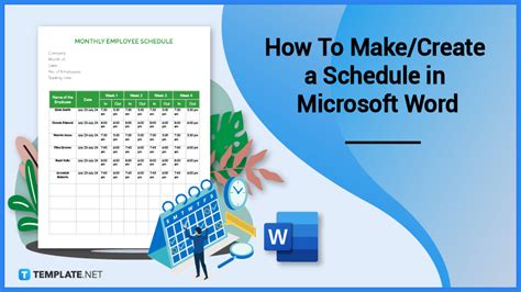 How To Make A Timetable Using Microsoft Word Infoupdate Org