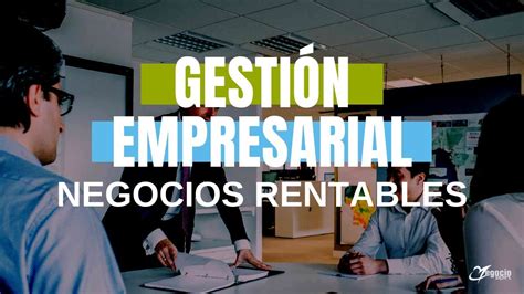 10 ideas de negocios rentables en gestión empresarial YouTube