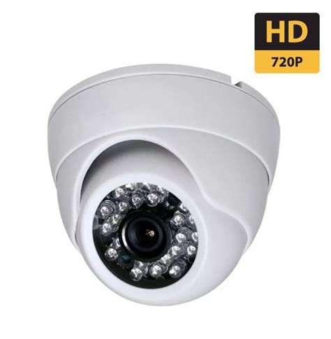 Câmera de segurança dome infra AHD 1 0 Megapixel 2 8mm 20mts HD 720p