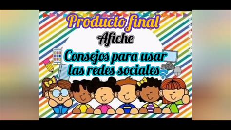 Producto Final Afiche Consejos Para Usar Las Redes Sociales