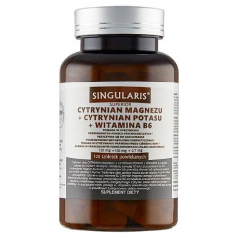 SINGULARIS Magnez Potas Witamina B6 120tabl 13435985036 Allegro Pl