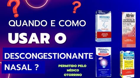 Pode Usar Gotas Para Desentupir O Nariz Descongestionante Nasal Desta