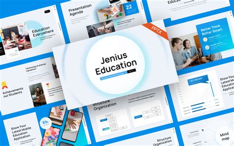 Plantilla de PowerPoint educación creativa de Jenius