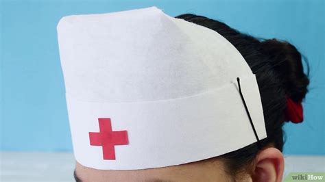 Cómo hacer un gorro de enfermera 13 Pasos con imágenes