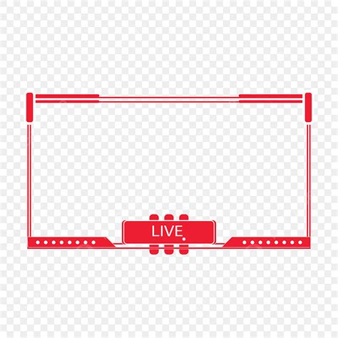 Twitch Overlay Vector Art Png Red Best Twitch For Live Streaming