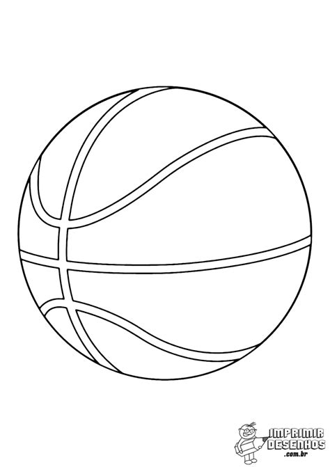 Bola De Basquete Para Colorir E Pintar Imprimir Desenhos