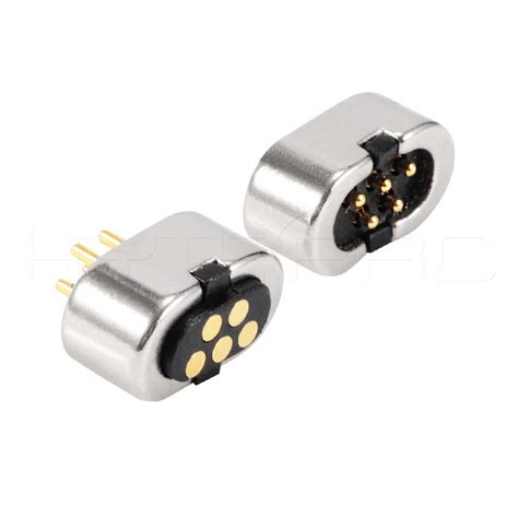 Buy Magnetic Connector 5 Pin Pogo Contacts Male Female Pair M413 Spring