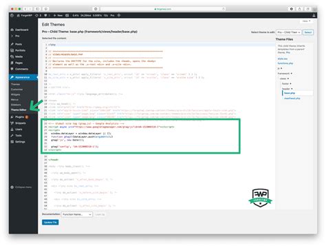 How To Add Google Analytics To Wordpress In Forgetwp