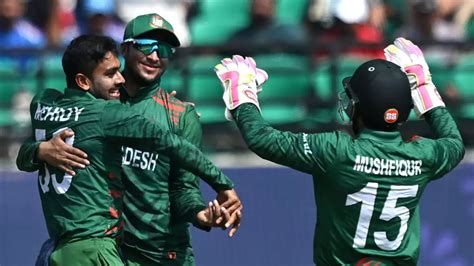 ICC Cricket World Cup 2023 Mehidy Hasan Miraz Shines As Bangladesh