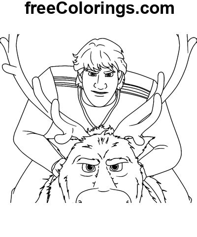 Sven Y Kristoff Dibujos Para Colorear Imprimibles Gratis