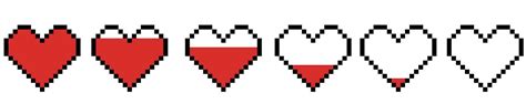 píxel corazón recopilación píxel corazón icono píxel corazones para