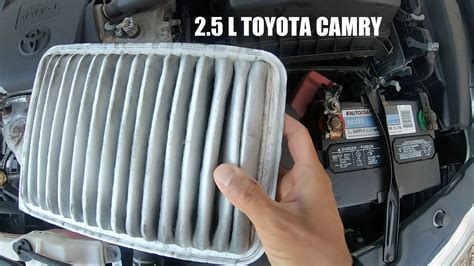 Toyota Camry Air Filter Replacement Youtube