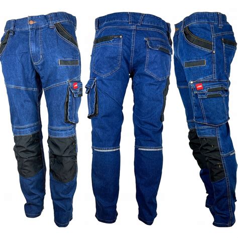 ART MAS Spodnie Robocze JEANS STRETCH Jeansowe Slimowane BHP ELASTYCZNE