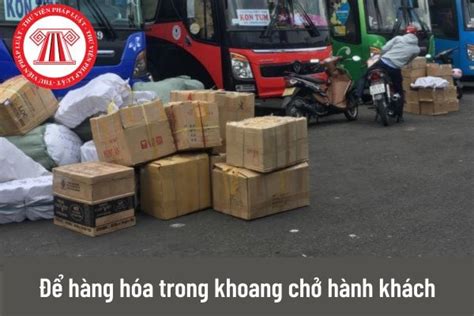 Tài xế xe ô tô để hàng hóa trong khoang chở hành khách có thể bị xử