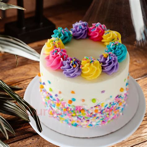 Colorful Birthday Cakes