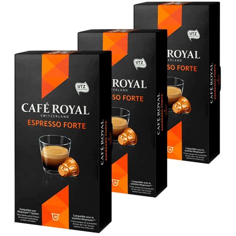Capsule Cafe Royal Espresso Forte 3 X 10 Capsule Compatibil Nespresso