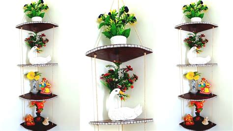 DIY Wall Hanging Corner Shelf Corner Shelf With Cardboard 4