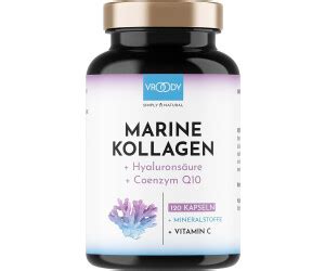 Vroody Marine Kollagen Hyaluronsäure Coenzym Q10 Kapseln 120 Stk