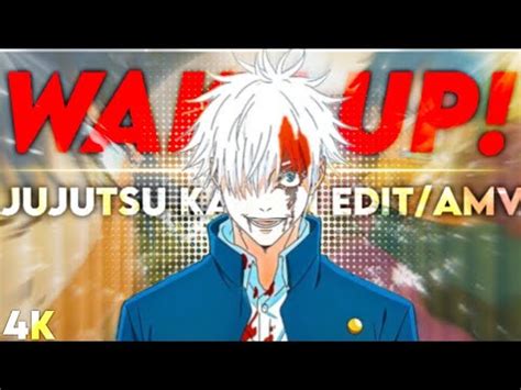 Gojo Vs Toji 4K Edit Wake Up Edit AMV Quick YouTube