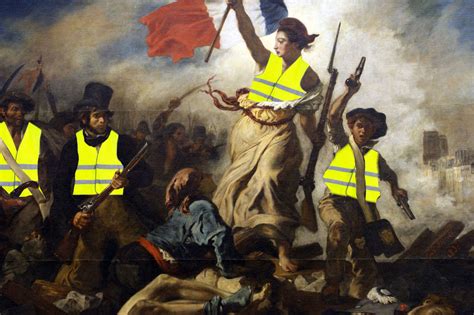 La liberté guidant le peuple d Eugène Delacroix sur les murs