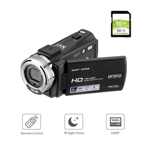 C Mara De V Deo Para El Hogar Videoc Mara Retro Full HD Ordro V12 1080P