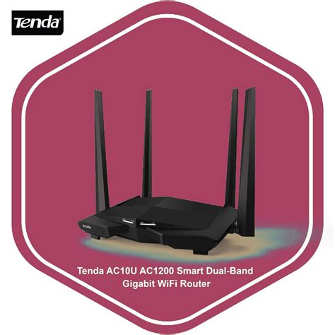Tenda AC10U AC1200 Smart Dual Band Gigabit WiFi Router SIPLah