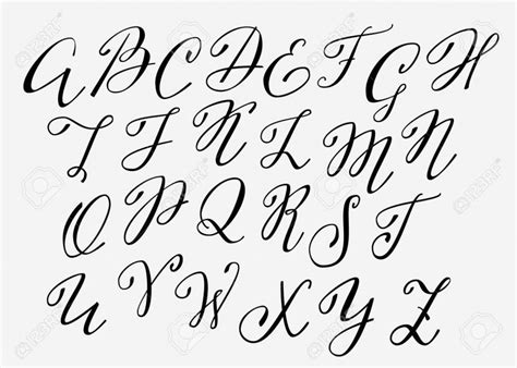 Moldes De Letras Cursivas Letras Cursivas Para Imprimir Bonitas Alfabeto E Moldes