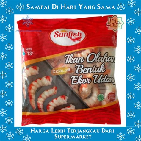 Jual Sunfish Ikan Olahan Bentuk Ekor Udang Gr Shopee Indonesia