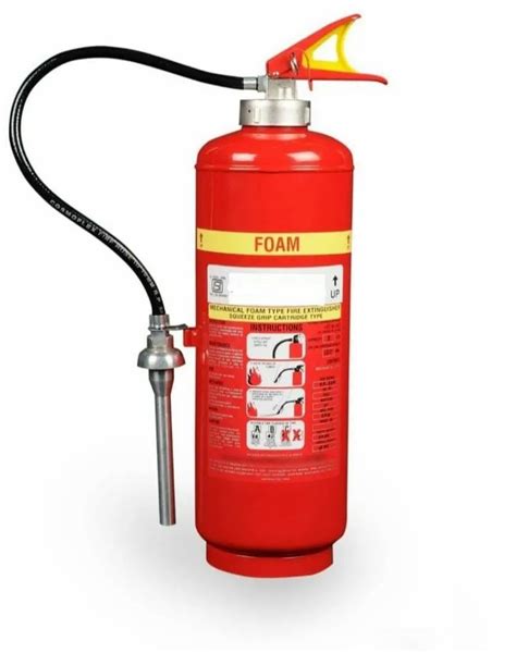 9 Ltr Mechanical Foam Cartridge Type Fire Extinguisher IS 15683 2018 At