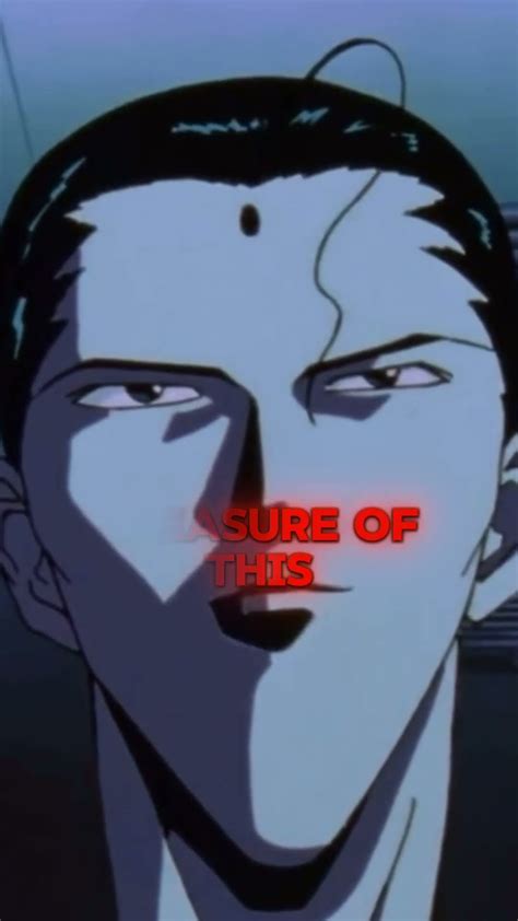 Sensui The Top Anime Villain Yuyuhakusho Animeshorts Youtube