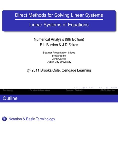 gauss elimination multipliers gauss elimination back substitution partial pivoting ch06
