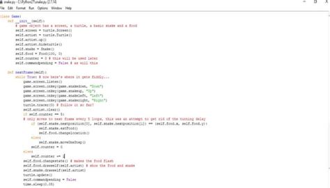 Learn How To Create A Python Snake Game Using Python Ide