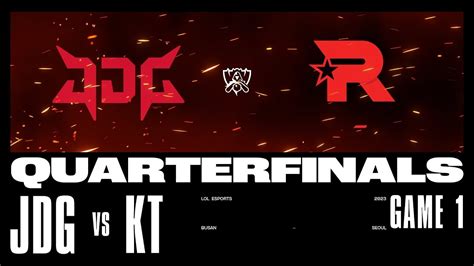 Jdg Vs Kt Game Knockouts Stage Worlds Jdg Intel Esports