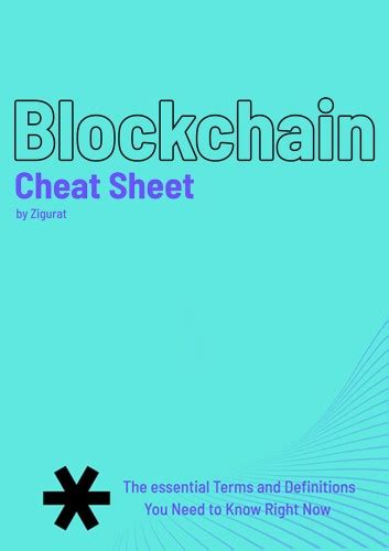 blockchain cheat sheet free pdf