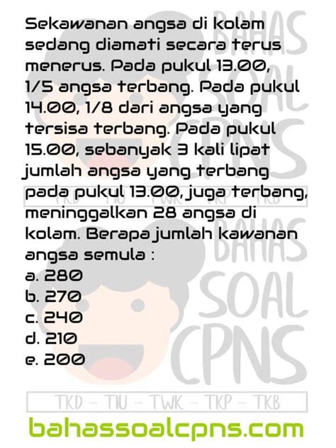 15 Contoh Soal Cpns Kemampuan Numerik Abe Villegas