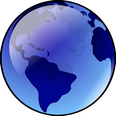 Welt Globus Blau Kostenlose Vektorgrafik Auf Pixabay