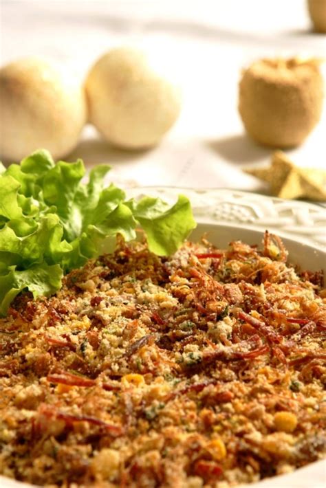 Farofa de carne seca Paladar Estadão