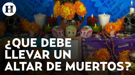 Estos son los elementos que no pueden faltar en tu ofrenda del Día de